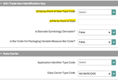 Solved: GTIN for Point of Sale Type Code - 1WorldSync Customer Community