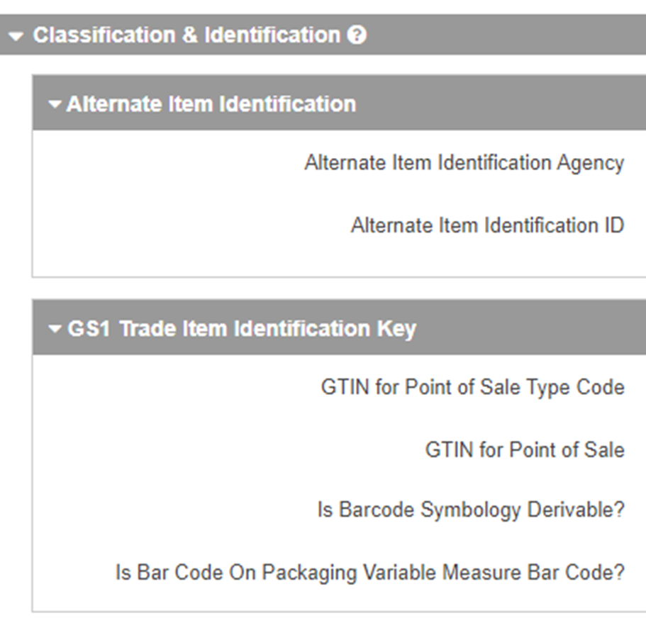 GS1 Trade Item Id Key Attributes - 1WorldSync Customer Community
