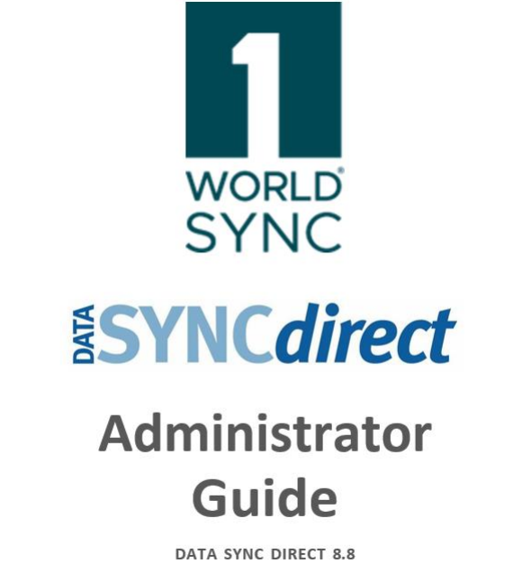 Data Sync Direct Administrator Guide v8.8 - 1WorldSync Customer Community