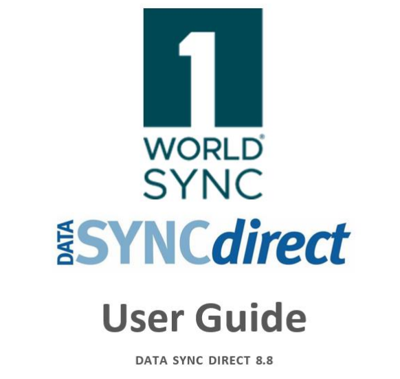 Data Sync Direct User Guide v8.8 - 1WorldSync Customer Community