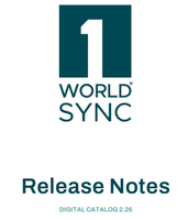 Digital Catalog Release Notes 2.28 - 1WorldSync Customer Community