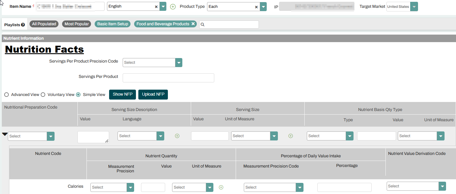 Where to add an ingredient statement on a new item... - 1WorldSync ...
