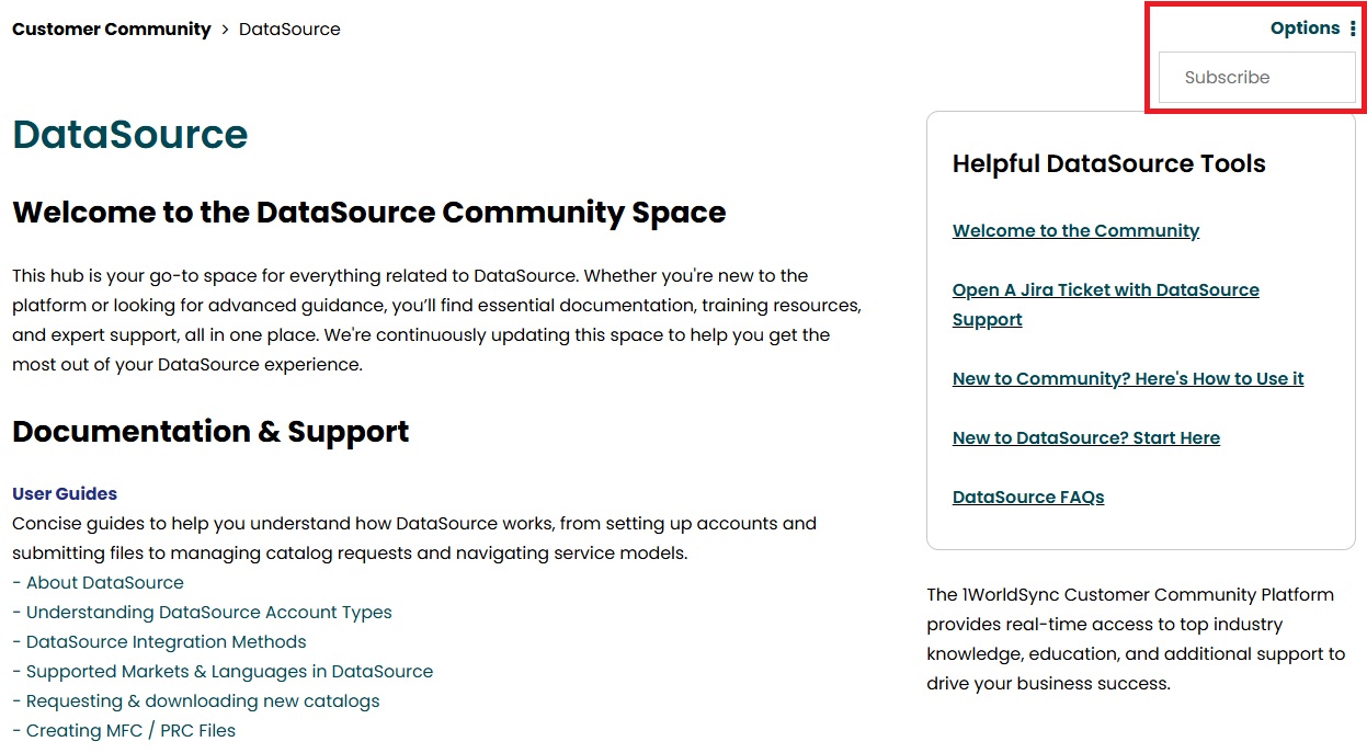 Welcome to the July 2025 Edition of the DataSource... - 1WorldSync Customer Community