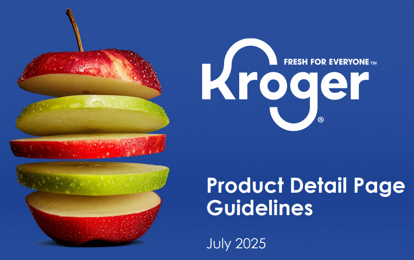Kroger Product Detail Page Guidelines - 1WorldSync Customer Community