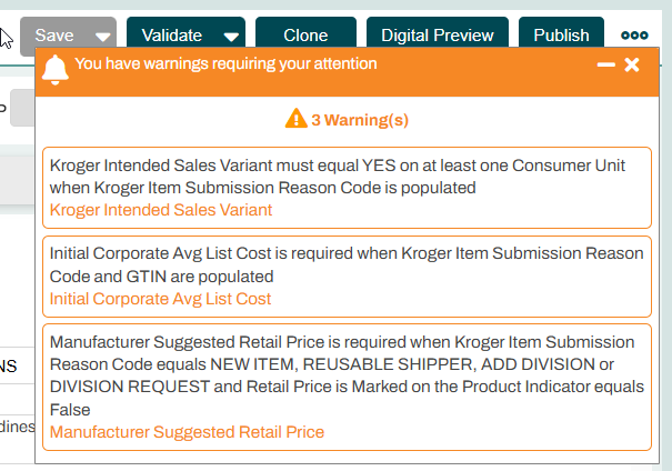 Republishing in Item Management - 1WorldSync Customer Community