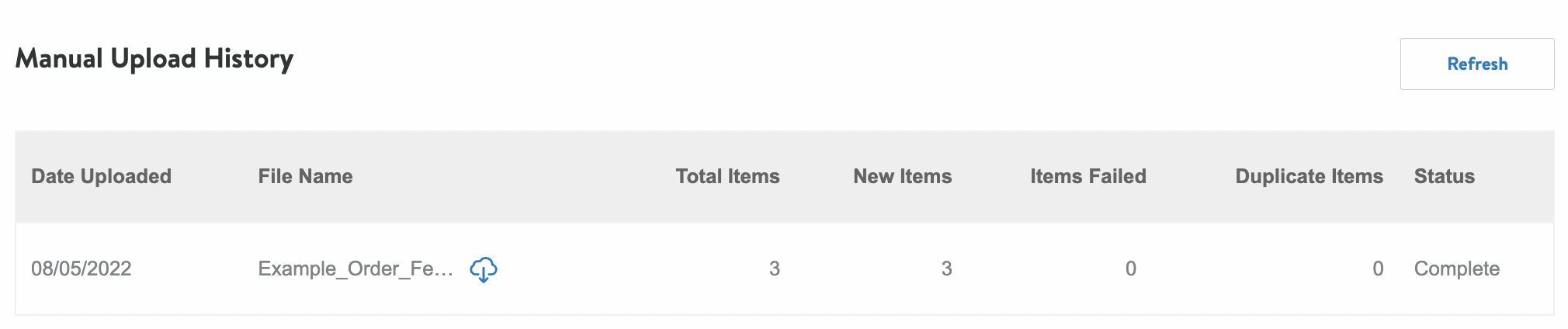 Order Feed - 1WorldSync Customer Community