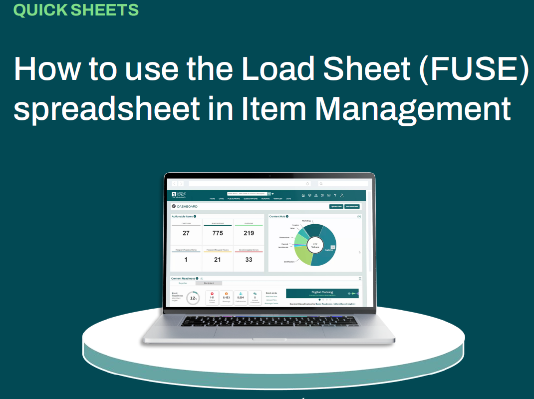 Documentation - FUSE Quick Sheets - 1WorldSync Customer Community
