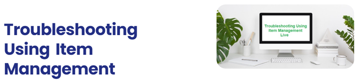 101 Basic - Item Management Tips & Tricks Workshop - 1WorldSync Customer Community