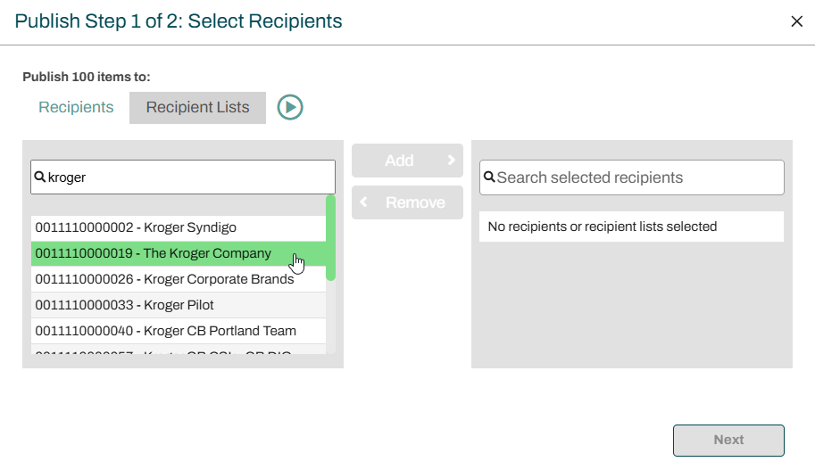 Solved: Publish a large number of items - 1WorldSync Customer Community