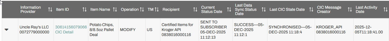 Solved: IM Hierarchy Information for a Pallet - 1WorldSync Customer ...